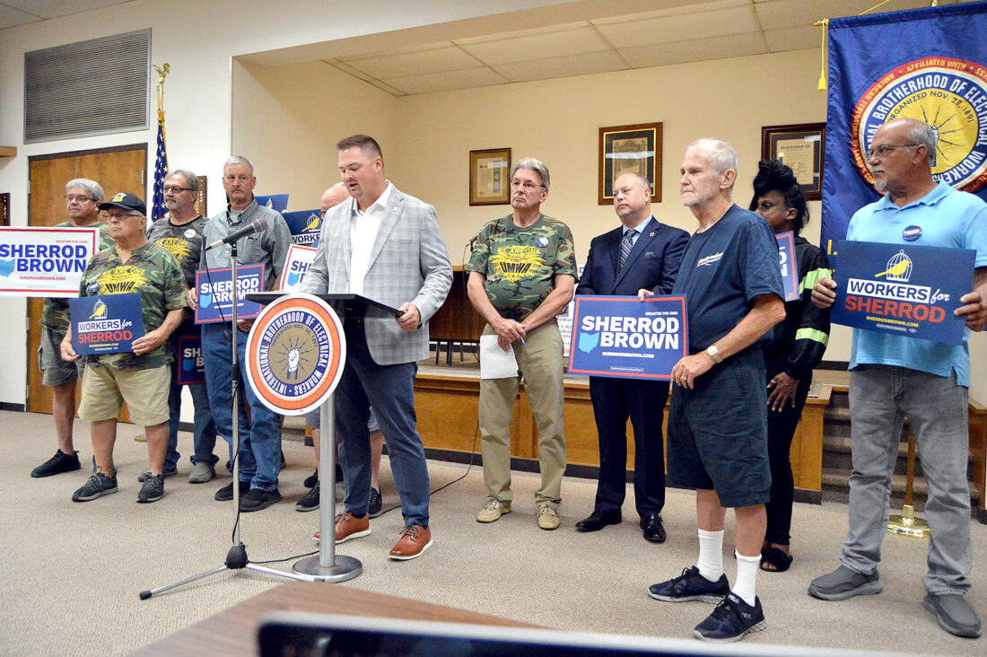 Local labor leaders rally to re-elect Sen. Sherrod Brown | News, Sports ...